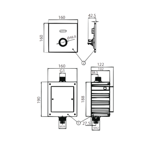 HCG- Sensor Flush – HCG Bathroom Fixtures Online Shop