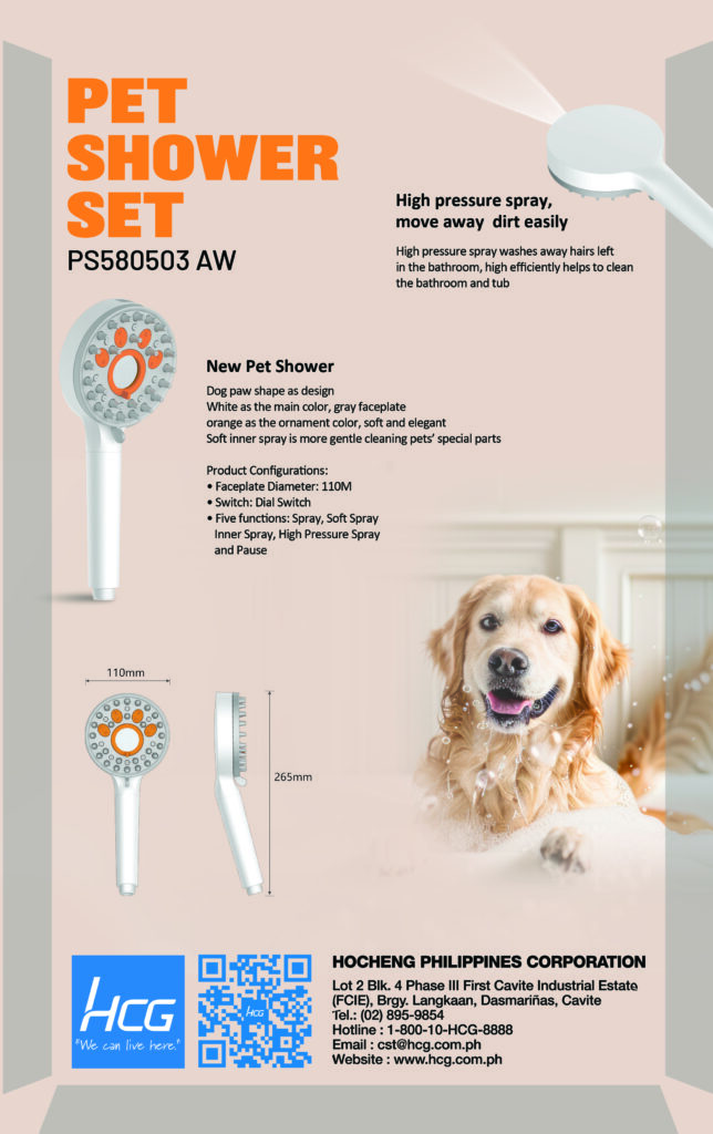 HCG – Pet Shower with 5 setting – HCG Bathroom Fixtures Online Shop
