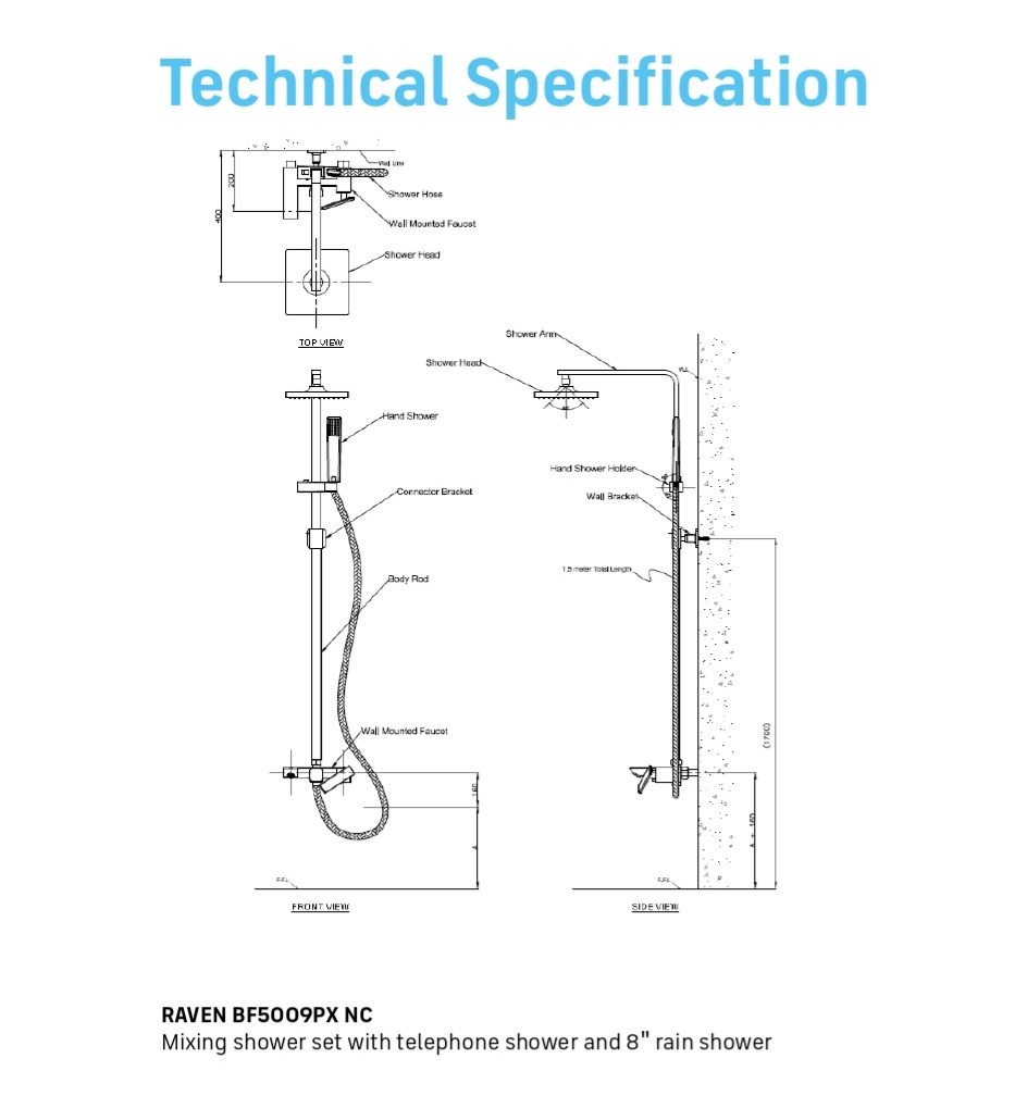 HCG-Exposed Shower – HCG Bathroom Fixtures Online Shop